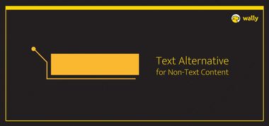 How To Text Alternative for Non-Text Content